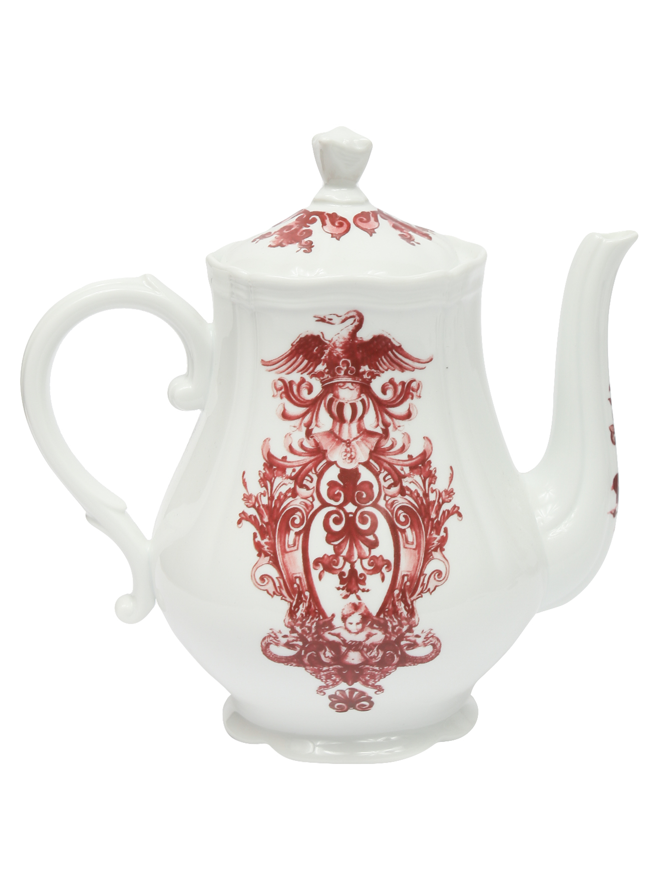 Ginori 1735 белый кофейник из фарфора с орнаментом (488319), купить в ...